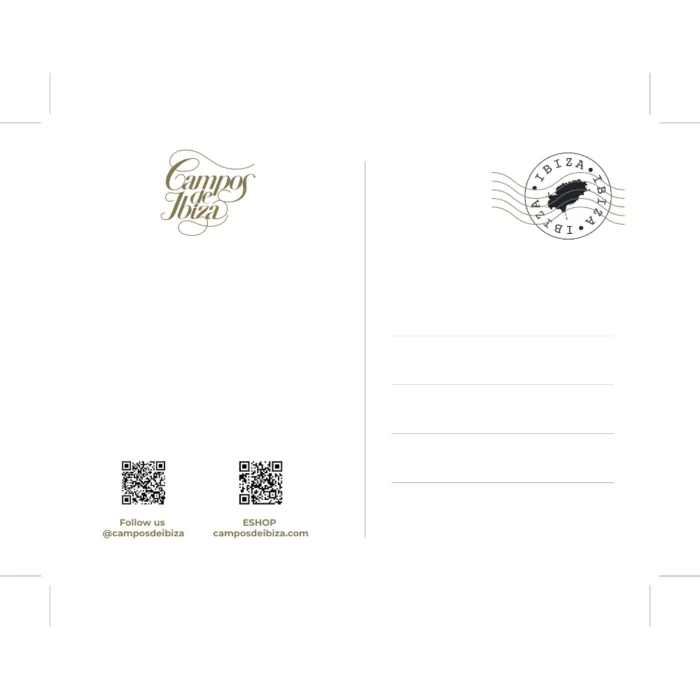 Tarjeta postal - Colección Ibiza - Campos de Ibiza