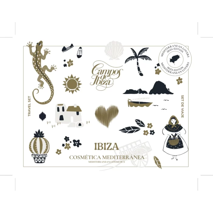Tarjeta postal - Colección Ibiza - Campos de Ibiza